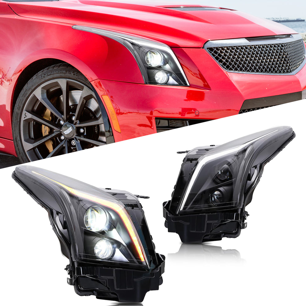 Archaic LED Car Lights Headlights Assembly For Cadillac ATS 2013-2019 ...