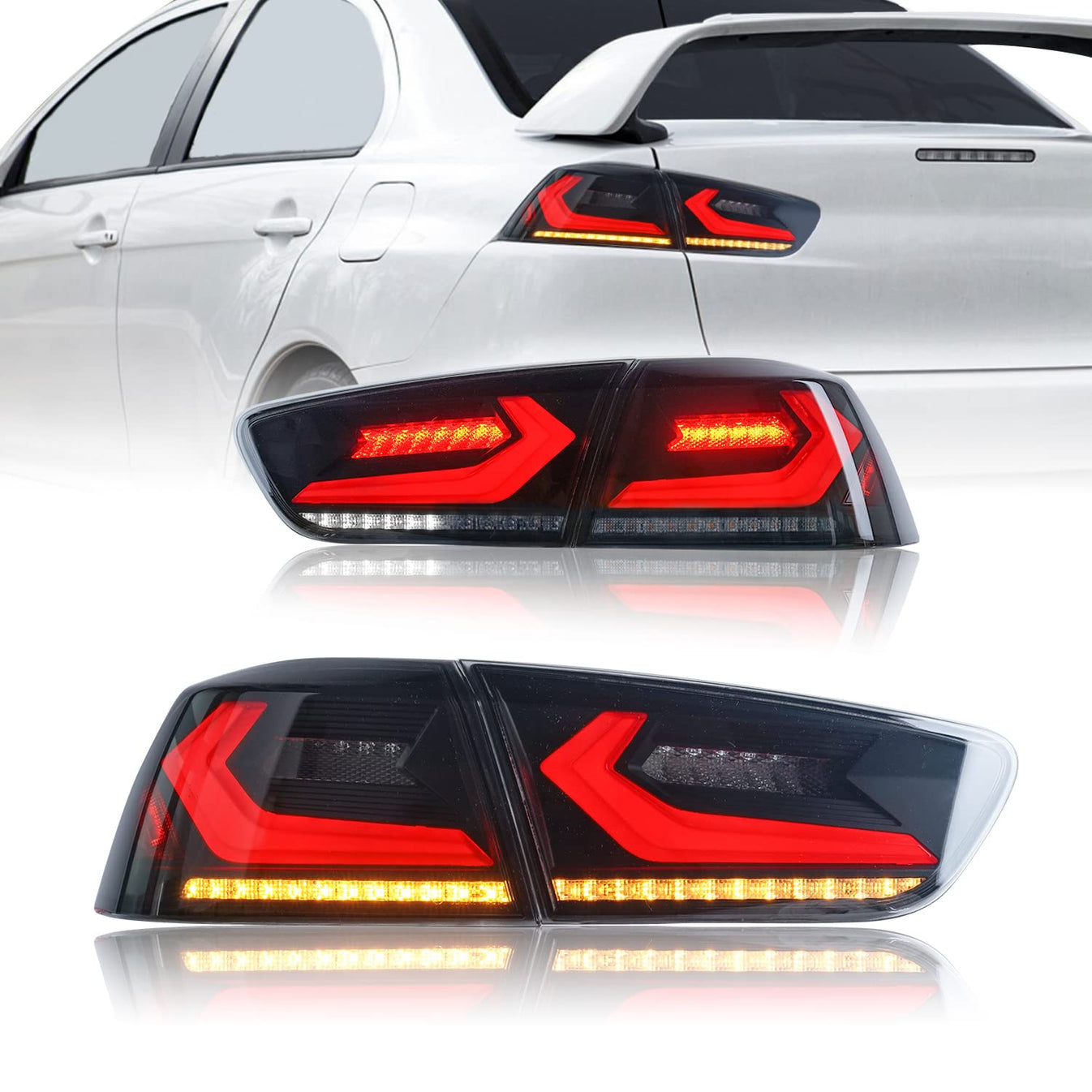 Archaic LED Car Lights|Tail Lights Assembly For Mitsubishi Lancer EVOX